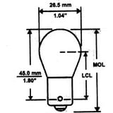 Camco 54781 Bulb 1076 Replacement - For RV, Auto and Marine Use - 2 ...