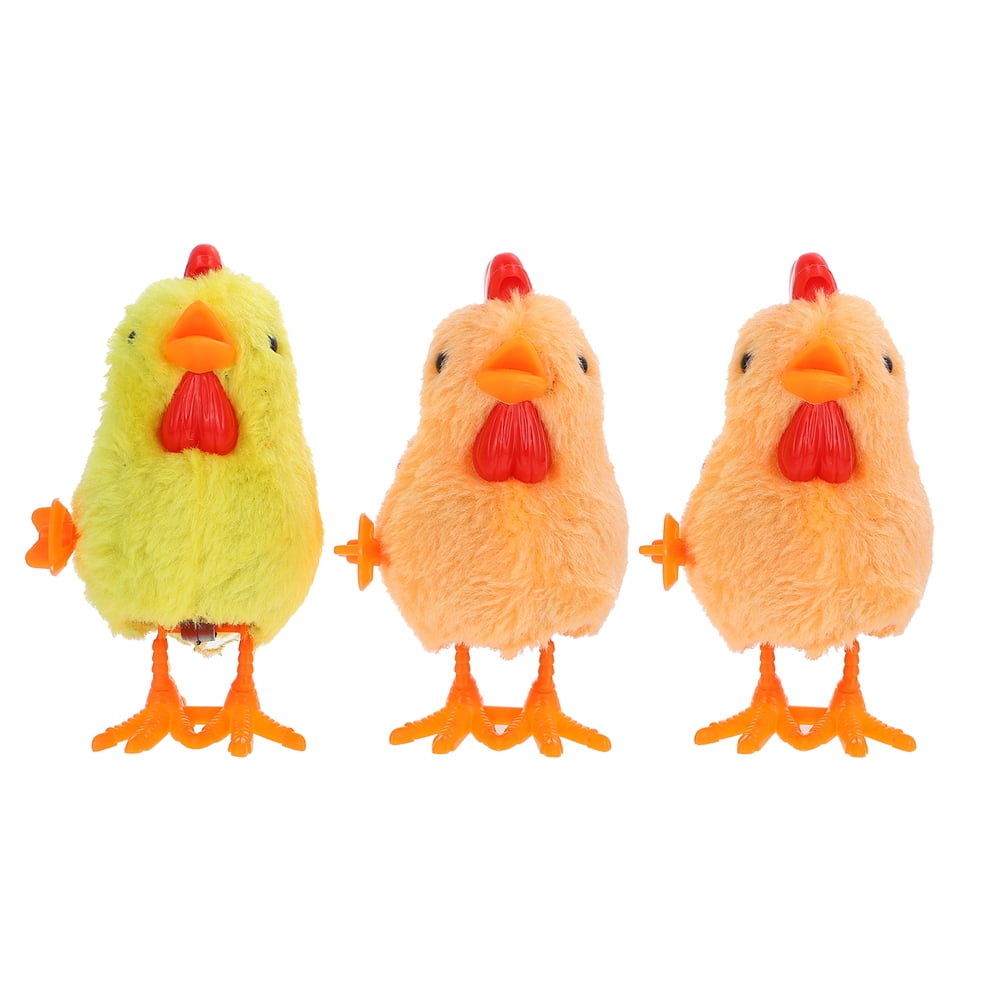 Click here for Ounona 3pcs Chick Wind Up Toys Plush Clockwork Jum... prices