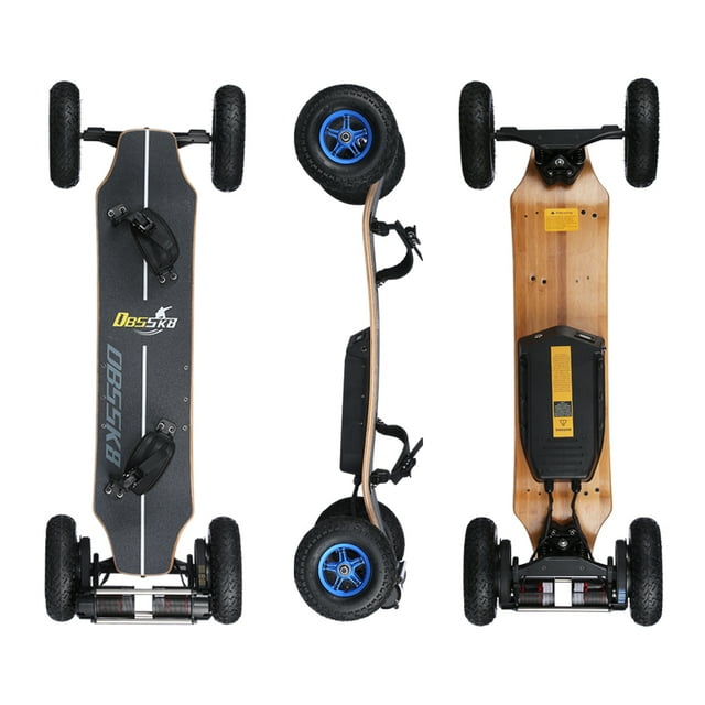 Off Road Electric Skateboard, 440W Dual Motor, 25 MPH, 13 Miles Range ...