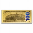 1g Gold Note - $100 24K Replica with Benjamin Franklin Design - Walmart.com