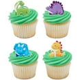 Cute Dinosaurs Birthday Cake Topper, by DecoPac (24 Count) - Walmart.com