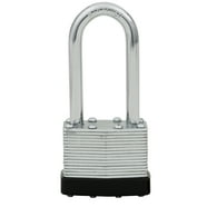 Master Lock 141D 1-9/16" Black Vinyl Cover Brass Padlock - Walmart.com