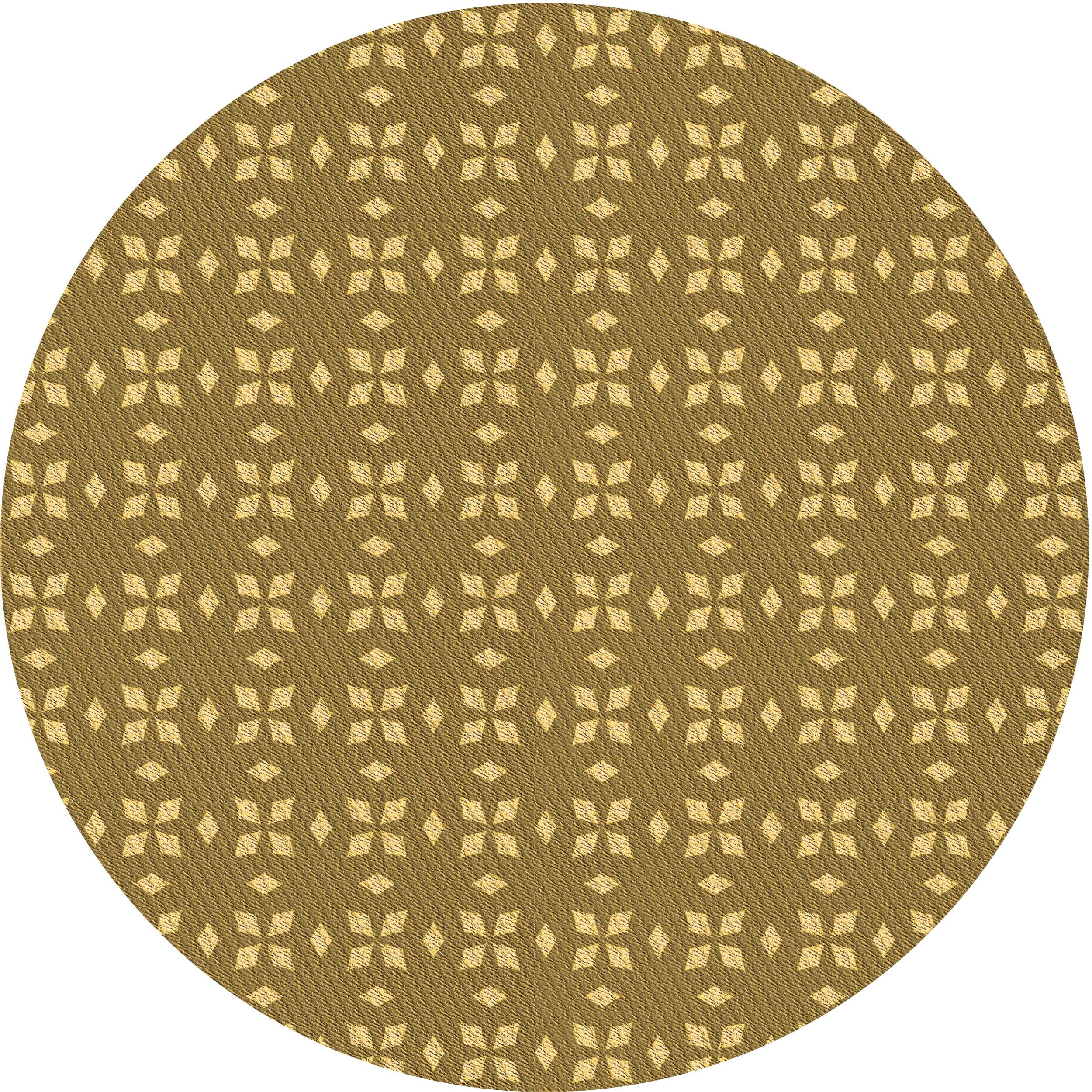 Ahgly Company Indoor Round Patterned School Bus Yellow Area Rugs, 8 ...