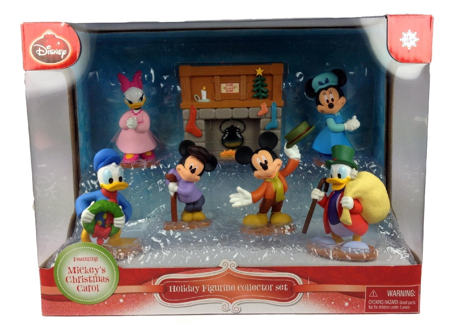 Disney Mickey's Christmas Carol Holiday Figurine Collector Set ~ 7 ...