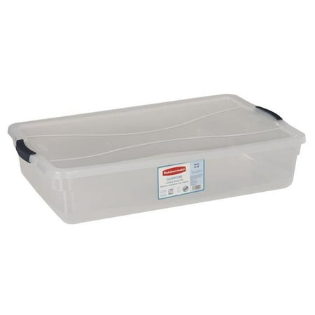 Rubbermaid RMCC410001 41 qt. Clever Store Basic Latch Container with ...