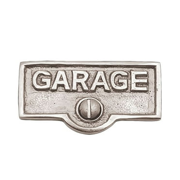 2 Switch Plate Tags DRIVEWAY Name Signs Labels Brass Traditional ...