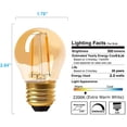 PANLAVIE Vintage Edison LED Bulbs, Ultra Warm Light Filament Bulb, 25W ...