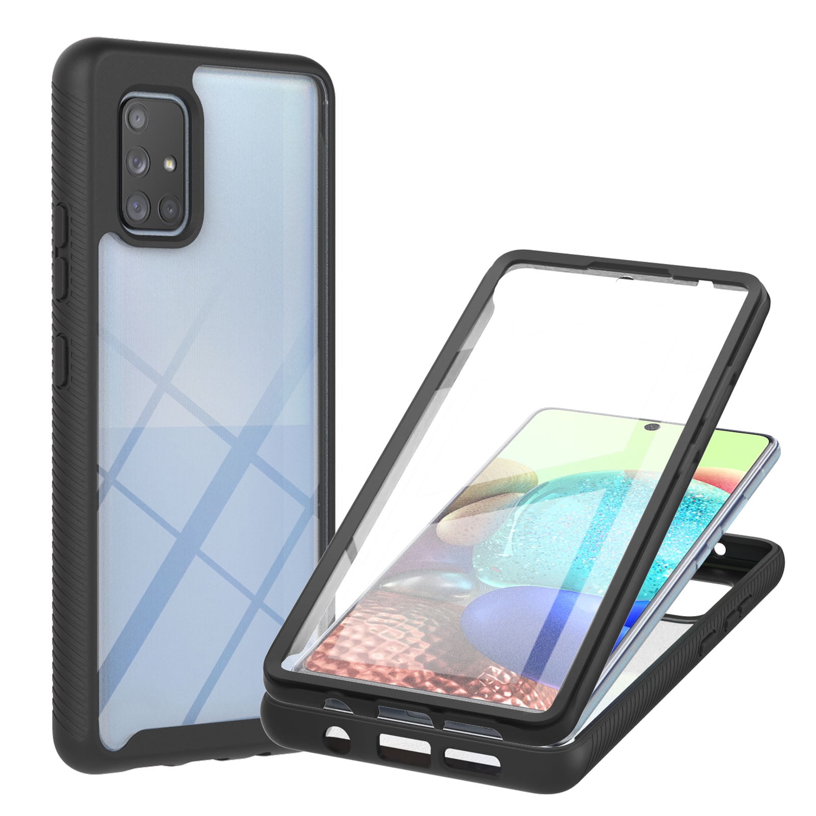 Case for Samsung Galaxy A71 with Built-in Screen Protector, Hybrid ...