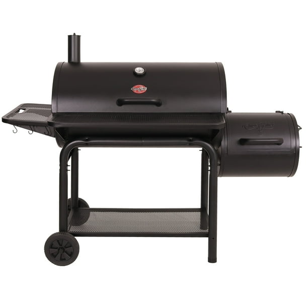 Char-Griller Smokin’ Outlaw Charcoal Grill and Offset Smoker - Walmart.com