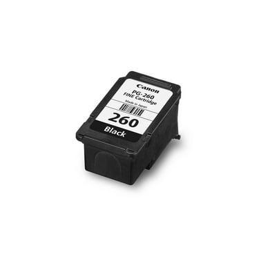 Canon PG-260 Genuine Black Ink Cartridge for Crisp, Sharp Text and ...