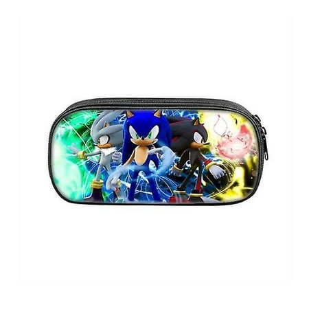 Sonic The Hedgehog Pencil Case Students Pen Storage Bag Pouch ...