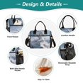 ALAZA Winter Dragon Print Cooler Lunch Bag Insulated Reusable Lunch ...