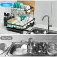 Walmart Large 2-Tier Detachable Dish Drying Rack with Utensil Holder ...