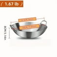 Cooking Pot Sick Wok Pan Stainless Steel Frying Pots And Pans Cookware ...
