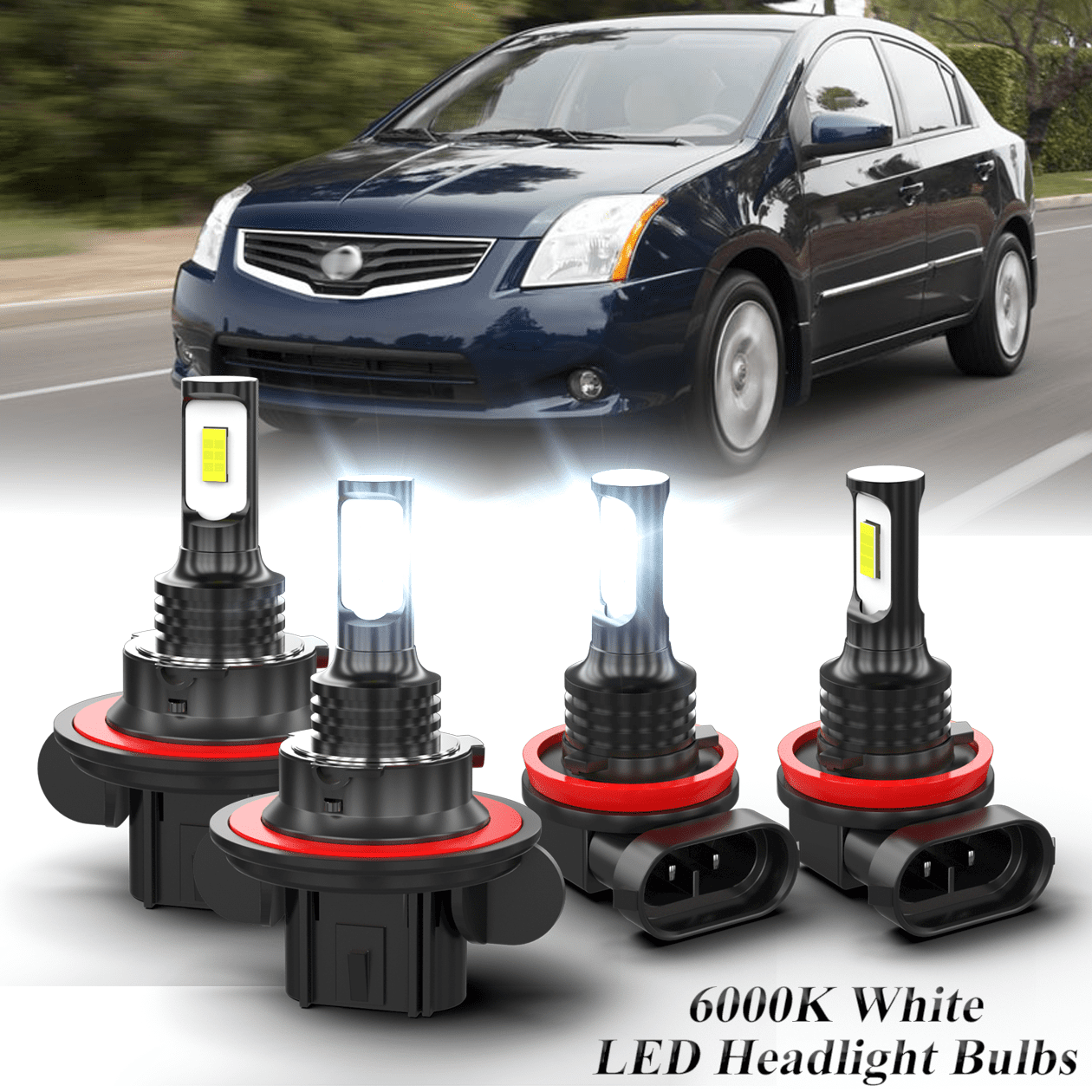 Click here for Aqj For Nissan Sentra 2004-2012 Combo Led Headligh... prices