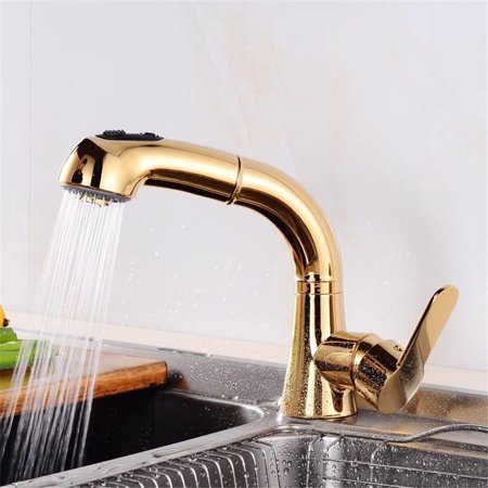 Single-Handle Kitchen Mixer Sink Tap with Pull Out Spray 360 Degree ...