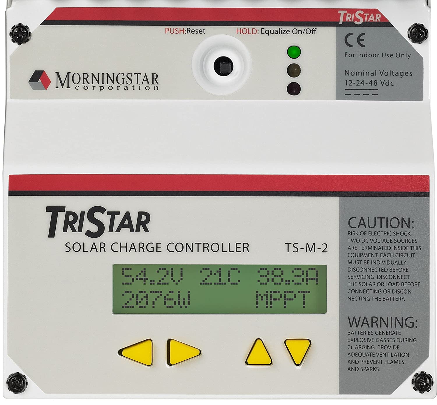 Morningstar - Tristar Digital Meter for Tristar PWM and MPPT Charge ...