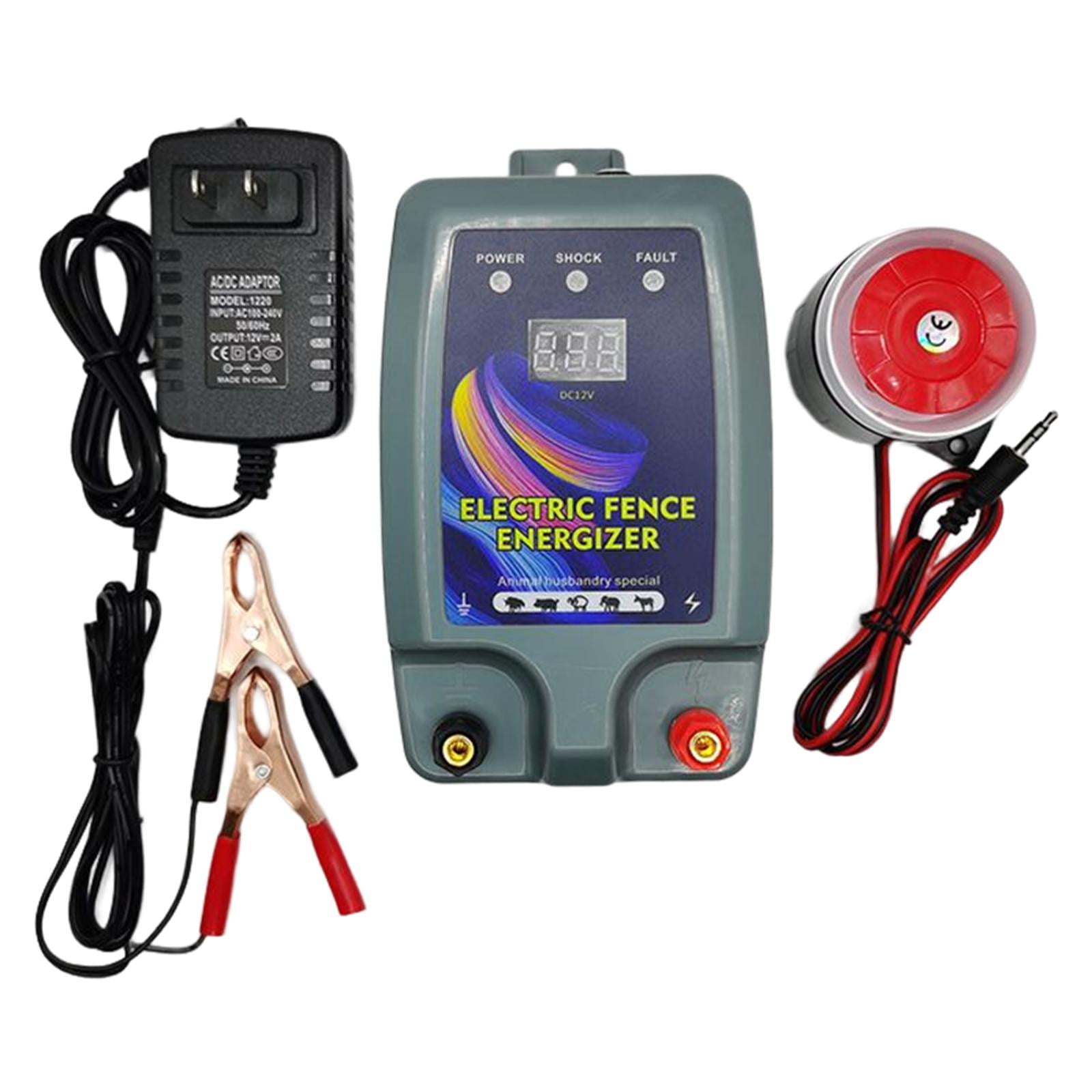 5km Electric Fence Controller LCD Display for Agricultural Fencing ...