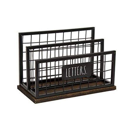 Rae Dunn Desktop Letter Holder - 2 Compartment Mail and Stationary ...