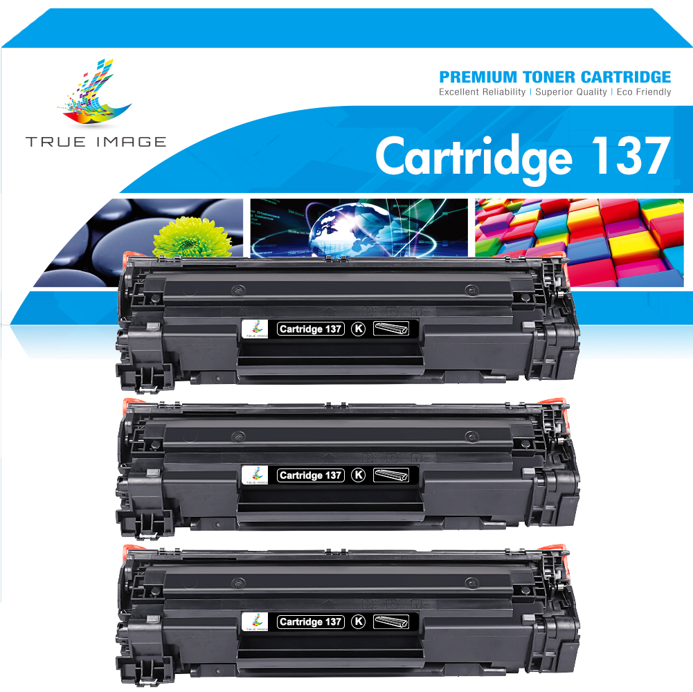 True Image 3 Pack Compatible Toner Cartridge For Canon 137 9435B001