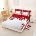 Feelyou Ice Cream Baseball Bed Sheets for Kids, Candy Sprinkle Dripping ...