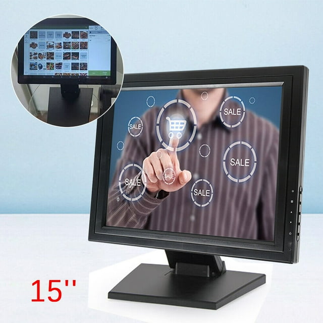 POS Monitor LCD Display Monitor Retail Kiosk Restaurant Bar 15in VGA ...