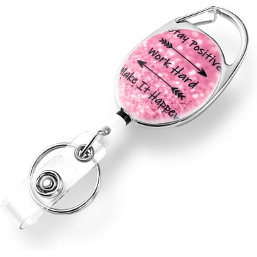 Trayknick Versatile Lightweight Badge Holder - Retractable Badge Reel ...