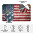 American Flag Door Mat Indoor Outdoor, Vintage Blue Red USA Flag Non ...