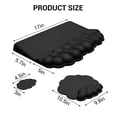 3-Piece Cloud Keyboard and Mouse Wrist Rest Set, Lycra + Memory Foam ...
