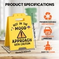 1 pc Caution Desk Sign Desktop Decoration Word 160x100mm - Walmart.com