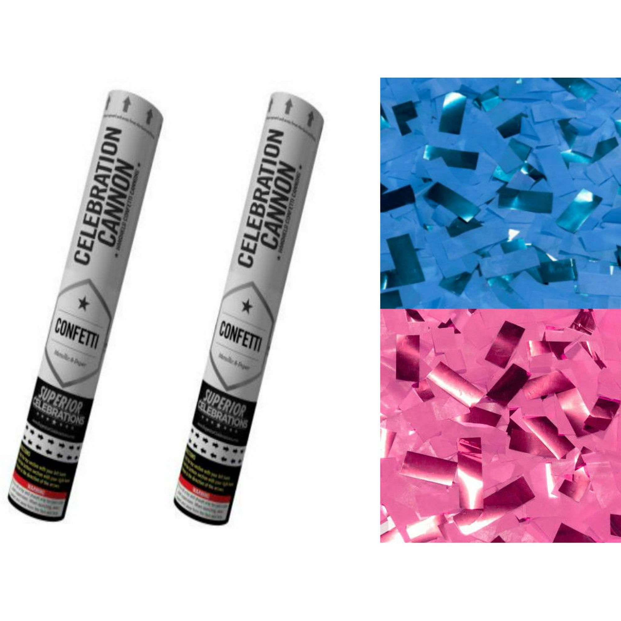 Blue Confetti Poppers