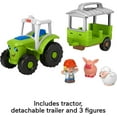 Fisher-Price Little People Animal Tractor: Musical Farmer Playset with ...