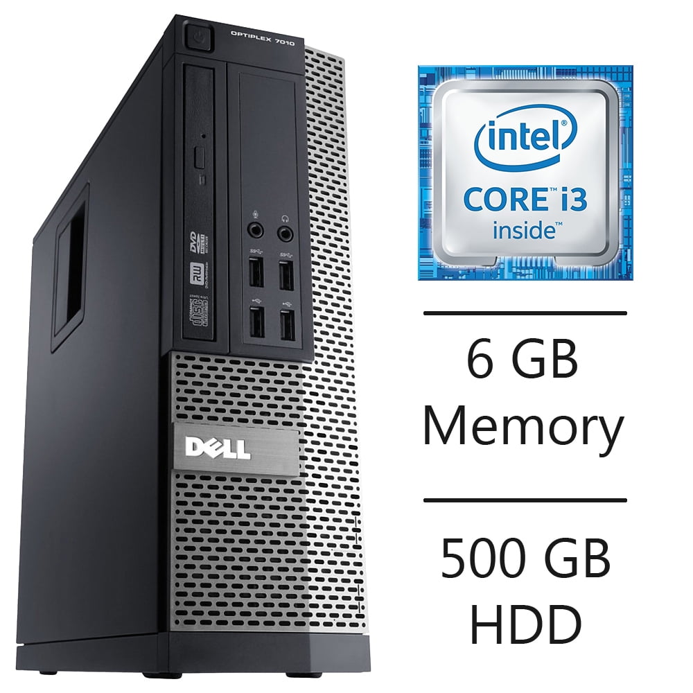 Refurbished Dell Optiplex 7010 Desktop Pc Intel Dual Core I3 3 3ghz 6gb