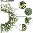 Guvpev 22" Eucalyptus Wreath for Front Door, Porch, Window - Artificial ...