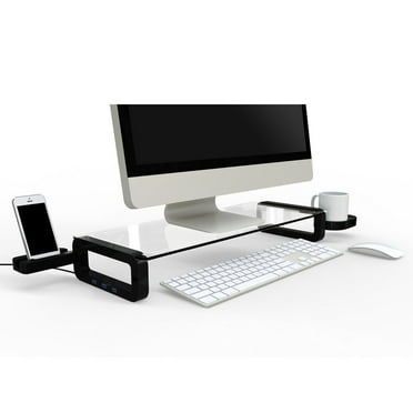 DAC, DTA02159, Stax Ergonomic Height Adjustable Monitor Stand with 2 ...