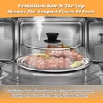 10in Glass Microwave Splatter Cover for Food, 10in Glass Microwave ...