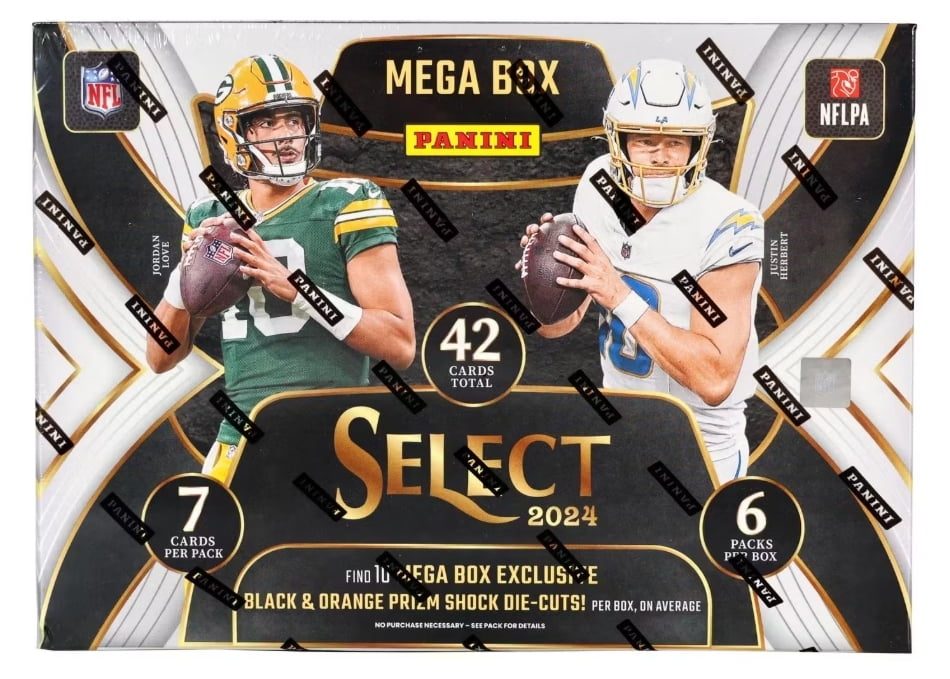Collectible 2024 Panini NFL Select Football Hobby Mega Box! (Black ...
