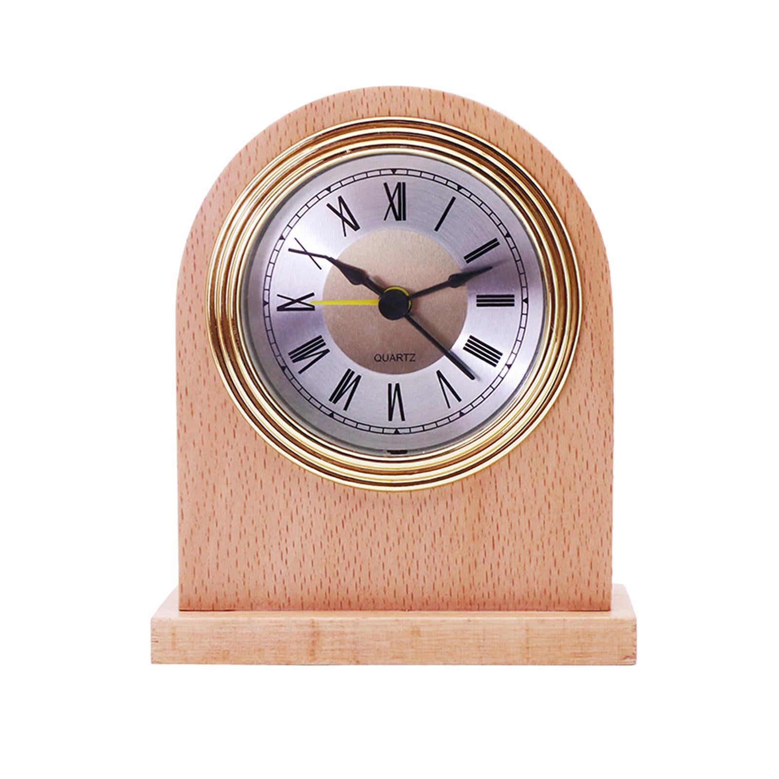 , Analog Table Desk Small Clock, Battery Operated, for Living Room B ...