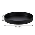 Metal Tray Trays For Organizing Black Storage Coffee Table Decor ...