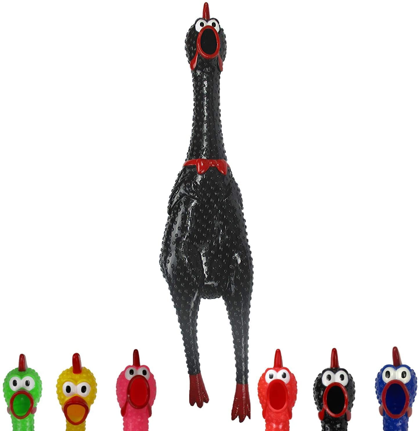 Animolds Crazy Huge Rubber Chicken 29 Inch Giant Screaming Noise