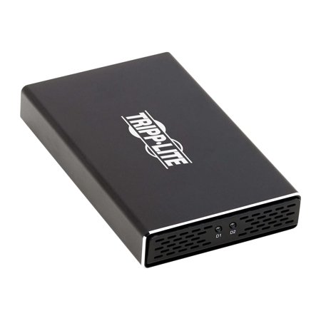 Tripp Lite USB-C to Dual M.2 SATA SSD/HDD Enclosure Adapter - USB 3.1 ...
