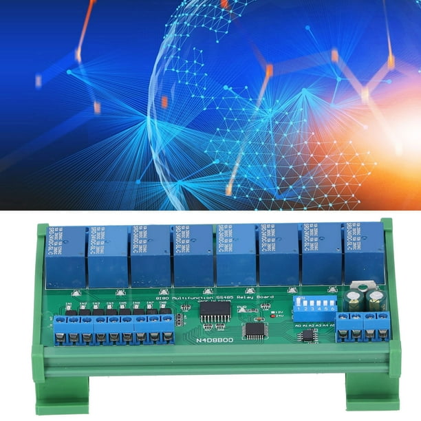 Mgaxyff Relay Board 8 Input 8 Output PLC Expansion Module Industrial ...