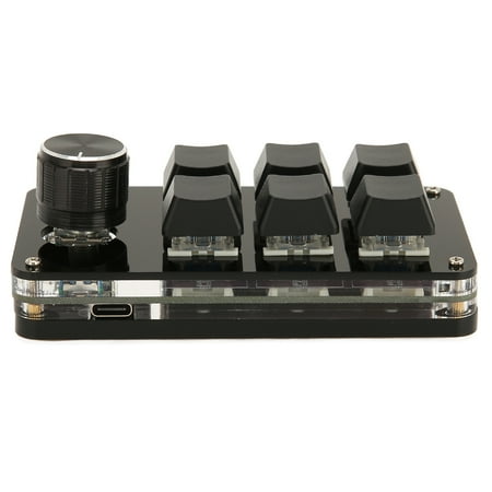 6 Key Mini Keypad, Programmable Keyboard 6 Keys Mini Portable ...