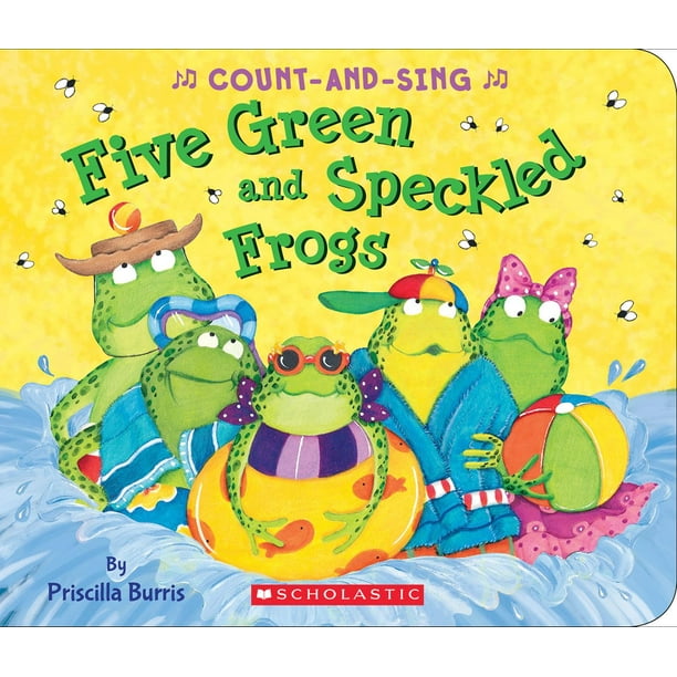 5 Green and Speckled Frogs (Board Book) - Walmart.com - Walmart.com