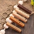 CEORPER Natural Unfinished Wood Pendants Wood Engraving Blanks for DIY ...