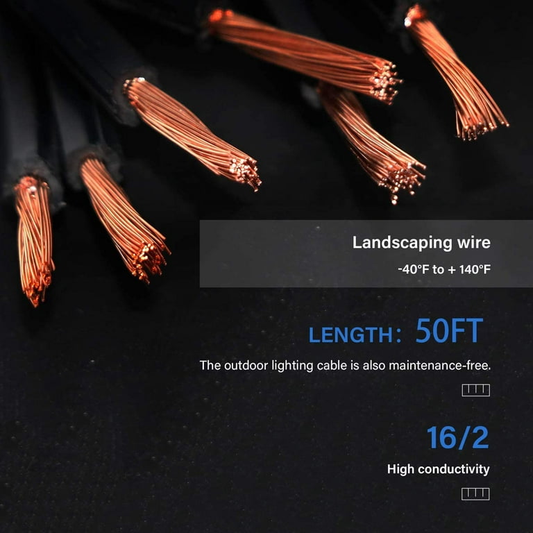 Low Voltage Outdoor Lighting Cable Length | Shelly Lighting