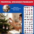 4th of July Crafts Wooden Ornament Set, 12PCS Patriotic Crafts Hanging ...