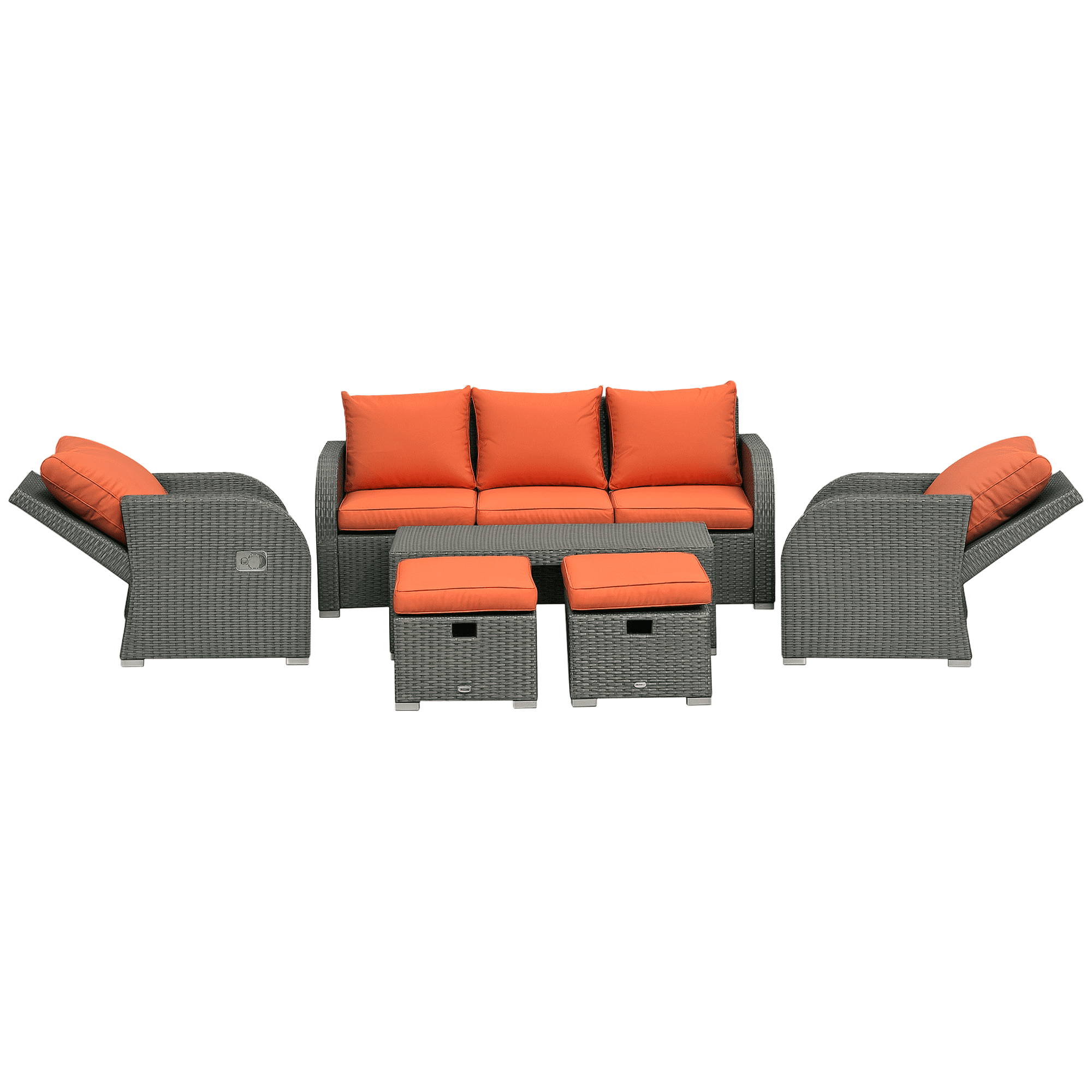 Click here for Outsunny Patio Furniture With Cushions  6 Pieces P... prices