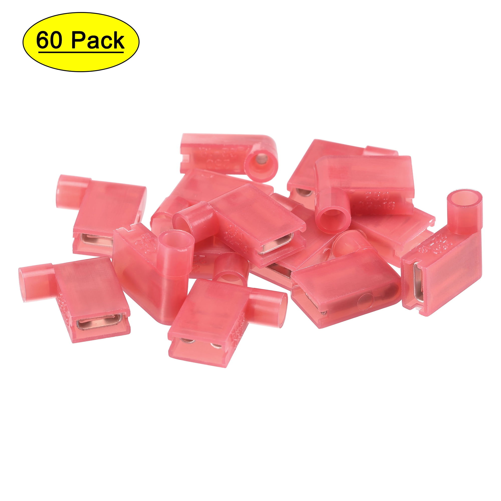 Wire Terminals Connector Nylon Insulated AWG22-18 10A Female Flag Type ...