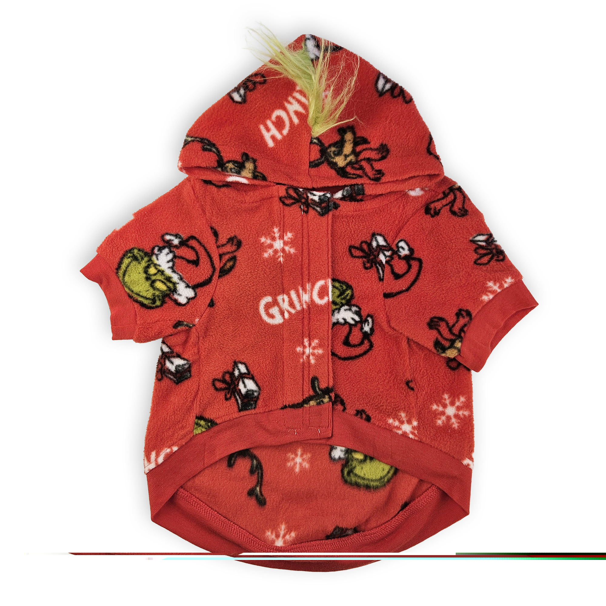 Holiday Grinch 1-Piece Colorful AOP Dog Coat for Your Furry Friend ...